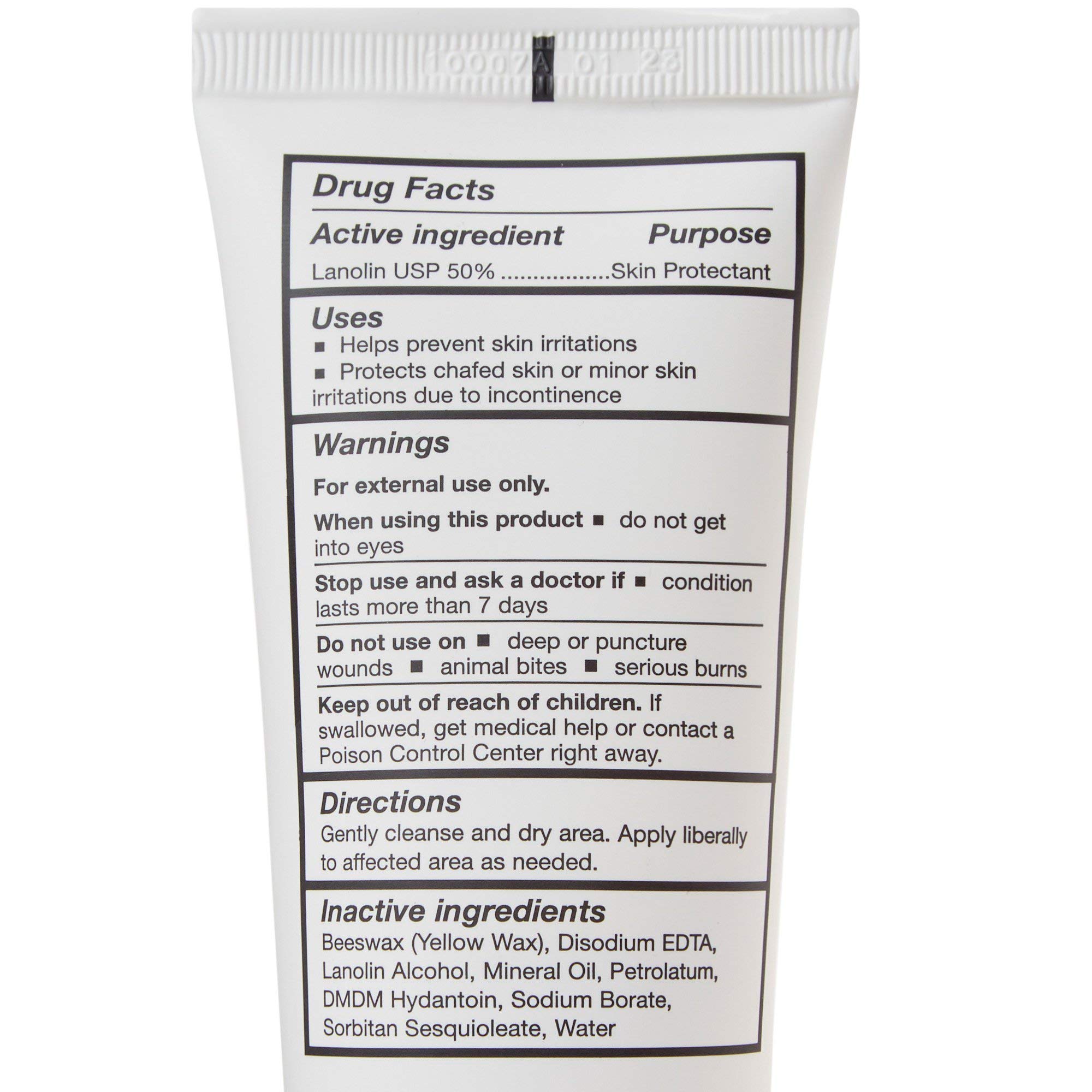 McKesson Skin Protectant Cream with Lanolin, Paraben and Fragrance Free, Unscented, 4 oz, 1 Count