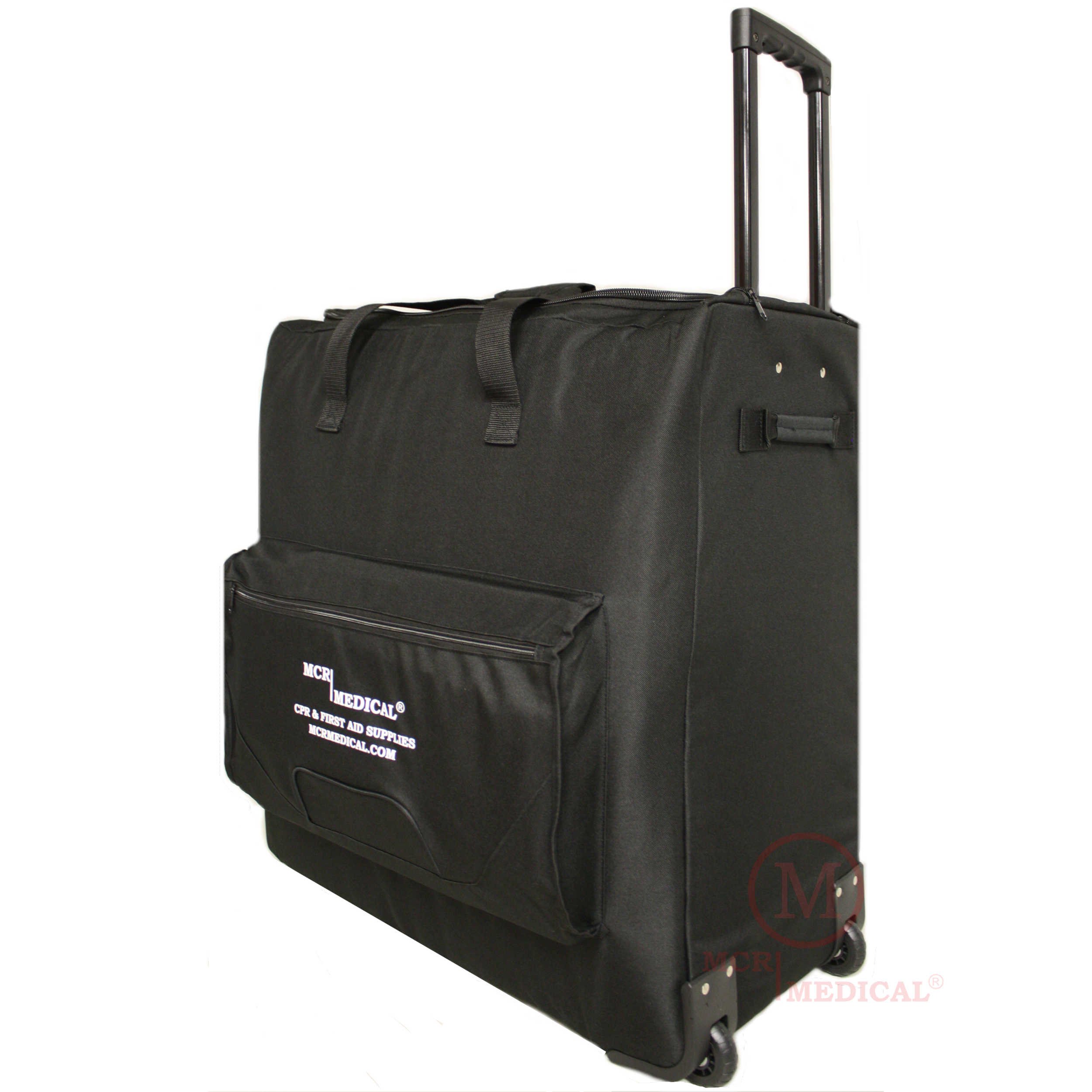 MCR Medical PRESTAN CPR Adult Manikin 4-Pack w. Feedback, Infant Manikin 4-Pack w. Feedback, AED UltraTrainers, Wheeled Carryall, & MCR Accessories