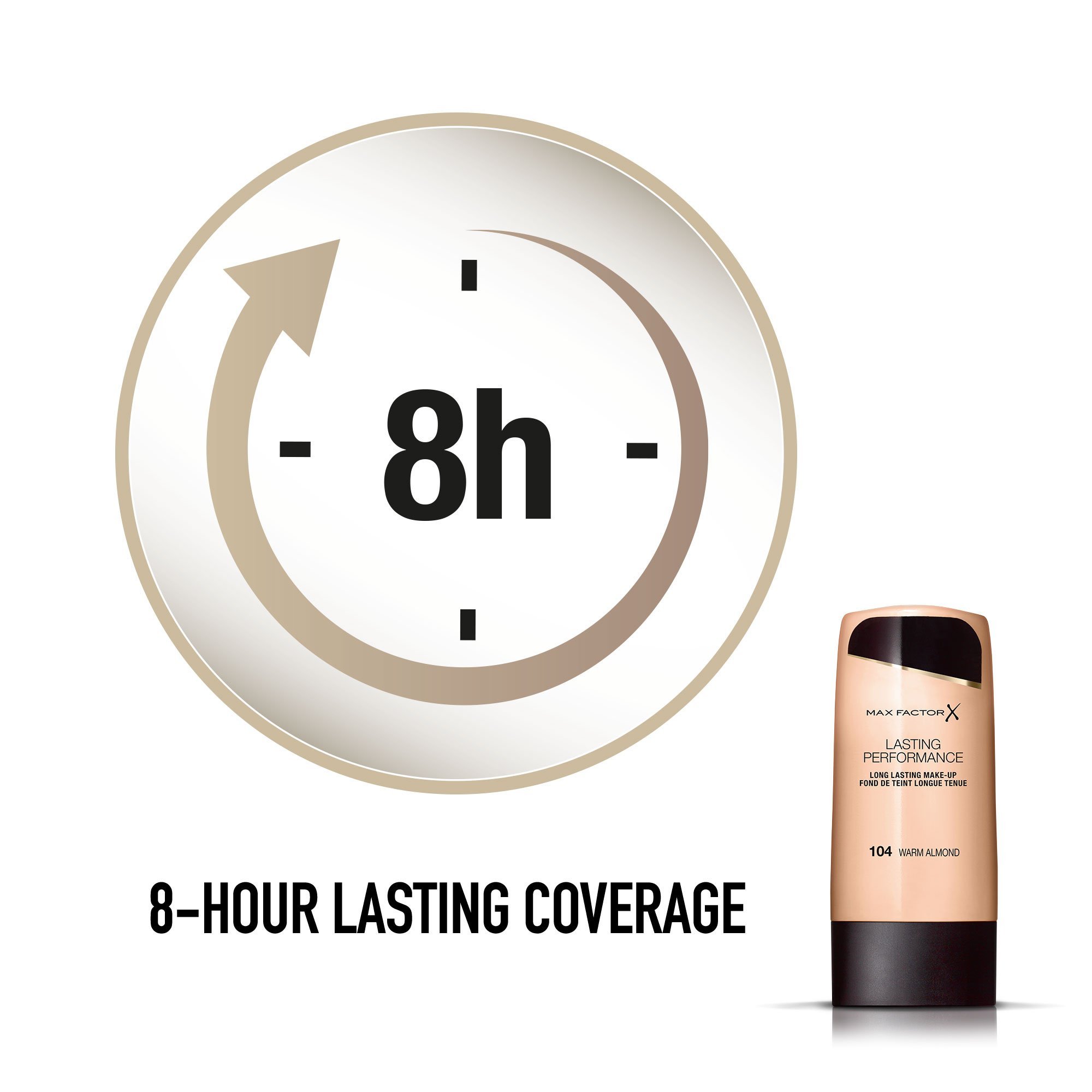 Lasting Performance Touch-Proof Foundation by Max Factor 104 Warm Almond