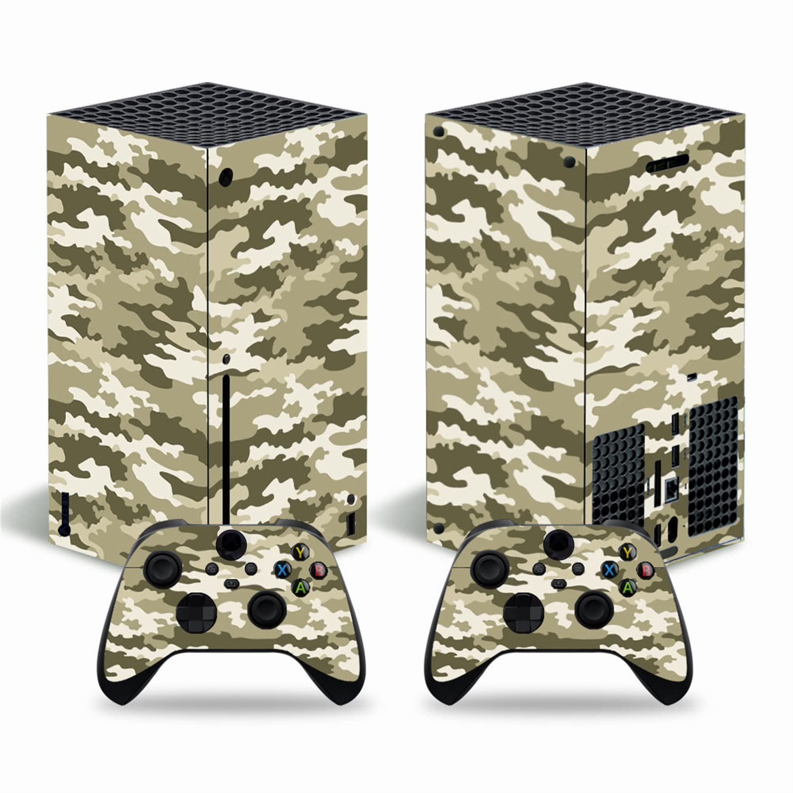 Top factory Skin Decal Protective Vinyl Skin Decal Cover for Series X Console Skins Wrap Sticker with Two Free Wireless Controller Decals 82506 Decal