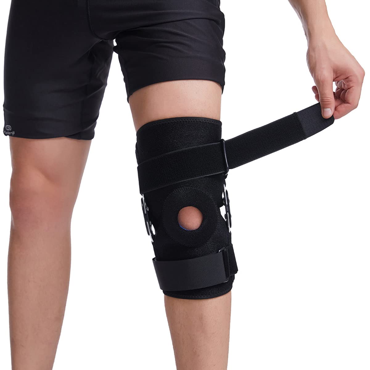 N A Decompression Knee Brace, Adjustable Knee Support Wrap, Pain Relief Swelling and Inflammation, for Knee Pain, Arthritis, ACL,PCL, Meniscus Tear, Injuries/Post OP Recovery,Large