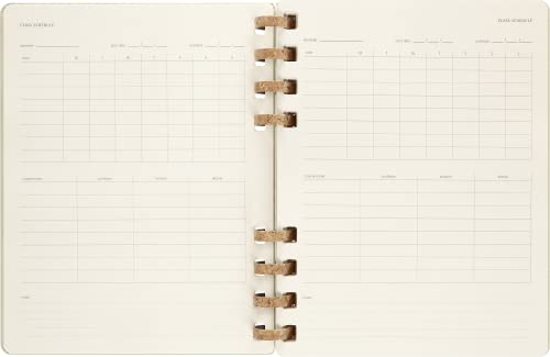 Moleskine 2024 Spiral Academic Planner, 12M, Extra Large, Crush Kiwi, Hard Cover (7.5 x 10)