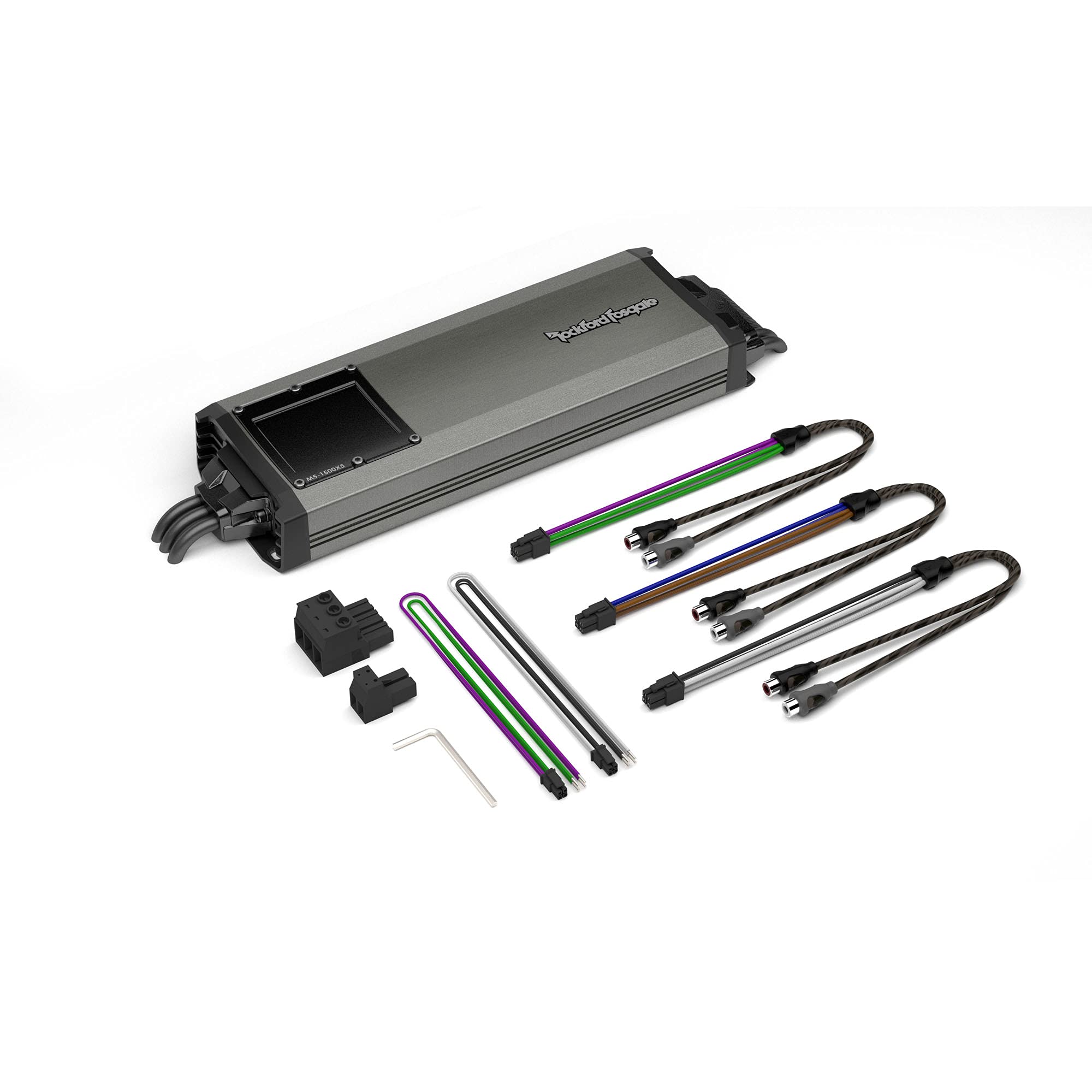 Rockford Fosgate M5-1500X5 5 Ch. Element Ready Amplifier with 2 Pairs of Rockford PM2652 6.5β Marine Grade Coax/Component System