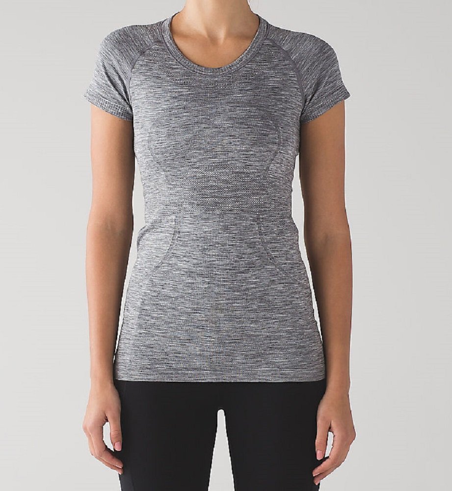 lululemon Swiftly Tech Short Sleeve Crew (Heathered Slate, 10)