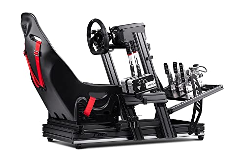 Next Level Racing F-GT Elite Aluminum Simulator Cockpit - Wheel Plate Edition (NLR-E001)