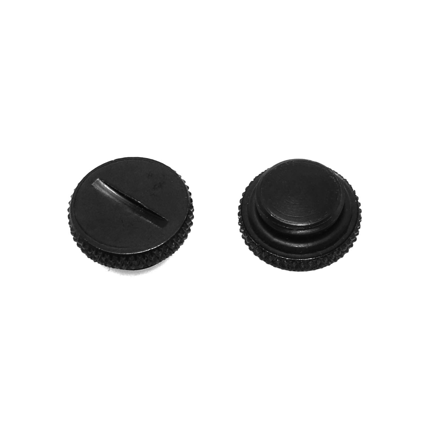 Maxmoral 4Pcs G1/4" Black Chrome Plug Fitting with O-Ring for PC Water Cooling Systems