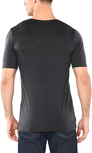 Mens Solace SS V / Black HTHR L