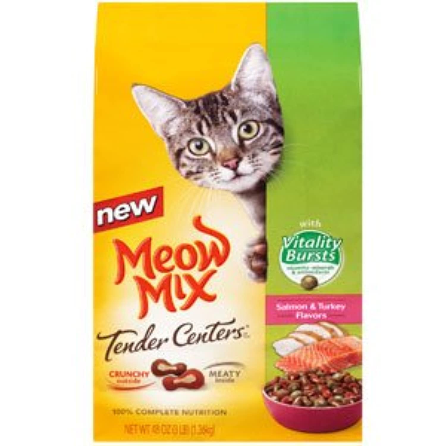 Meow Mix J.M Smucker Company-Big Heart 799511 6/3 Tender Center with Vitality Burst