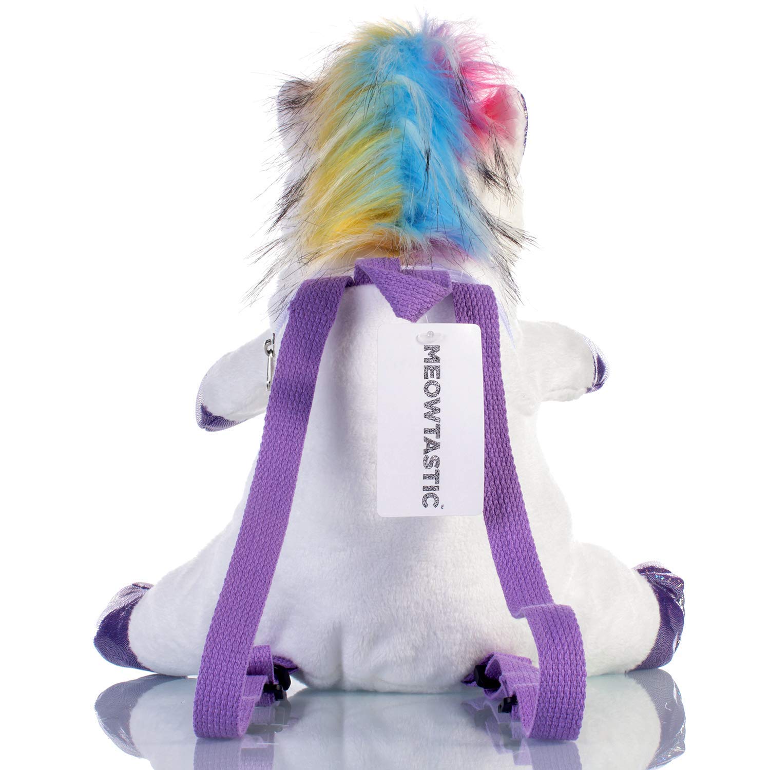 meowtastic Toddler Backpack, Kids Backpack Super Cute Small Mini Unicorn Plush 16" Backpack for Girls Boys…