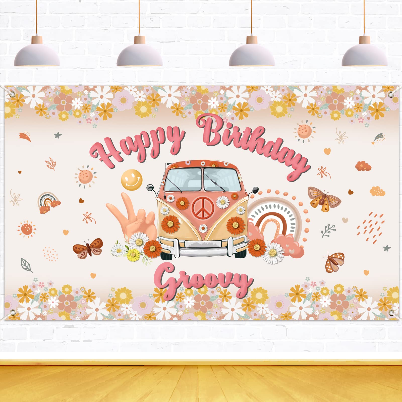 One Happy Dude 1st Birthday Backdrop First Birthday Party Decorations for Boy Background Banner Cake Table Decor Photobooth Gift Prop Fabric 72.8 x 43.3 Inch (Dude-A