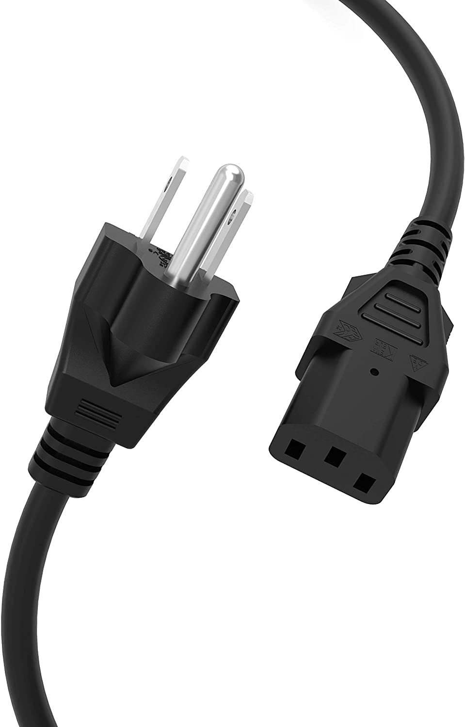 Nicpower Power-Cord-Cable Fit for Sony-Playstation-PS3 First Generation(Fat), Xbox-360 1st Generation(Fat) AC Charging Replacement Supply 3 Prong