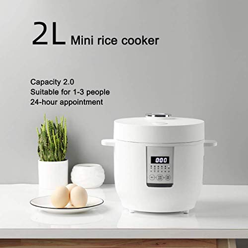 LMMDDP Digital Programmable Multi 2L Slow Cooker Steamer Sauté Yogurt Maker Stewpot with 24 Hours Delay Timer Electric Nonstick Rice Cooker