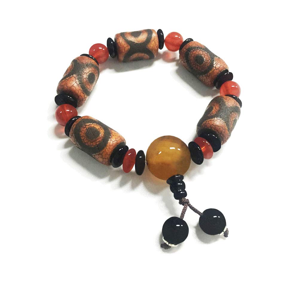 MT Agate Beads Bracelets Dzi Beads Elastic Brace