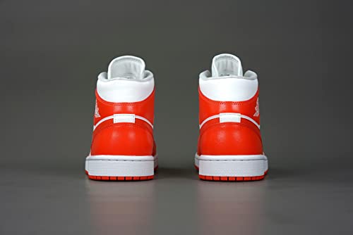Nike Men's Air Jordan 1 Mid Se Basketball Shoes, Syracuse, 5 Women