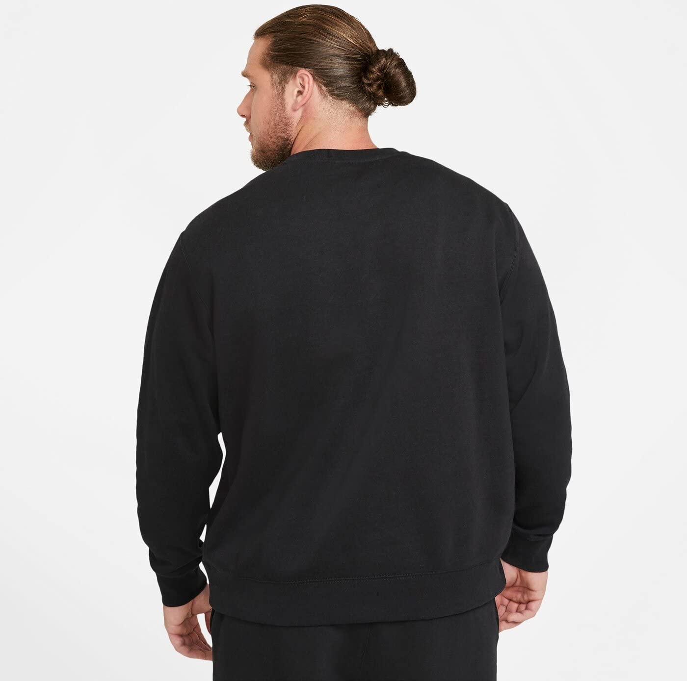 Nike Men's NSW Club Crew, Black/White, Medium