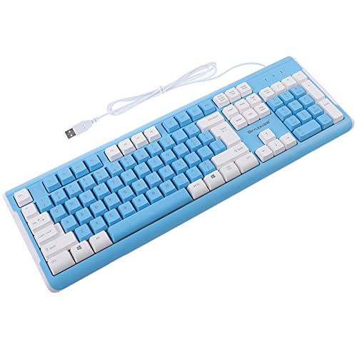 SOLUSTRE Mechanical Keyboard Computer Keyboards 2 Pieces USB Gaming Keyboard Laptop Keyboard RGB Backlight Keyboard Wired USB Keyboard Wired RGB Backlit Mechanical Keyboard Computer Keyboards