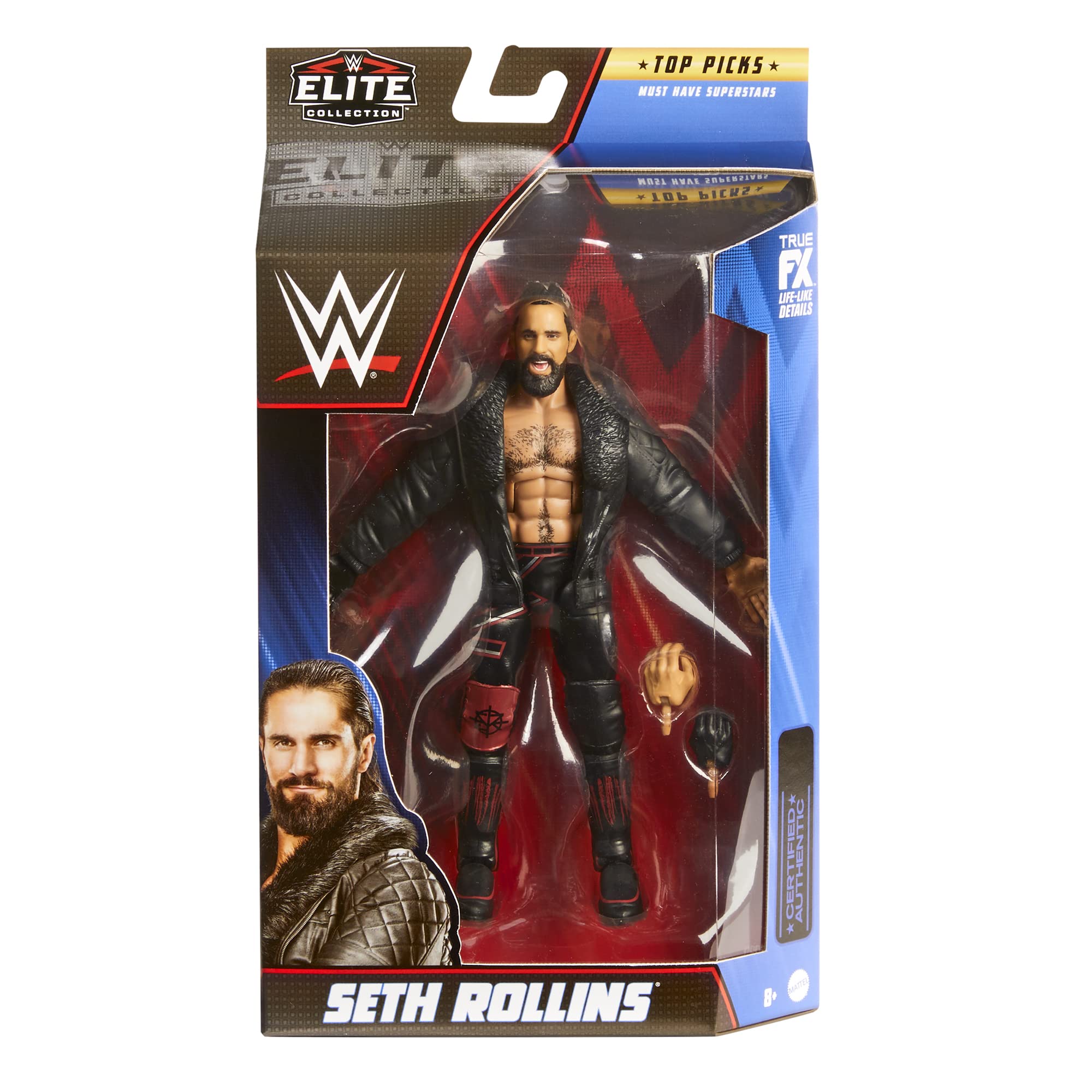 Seth Rollins - WWE Elite Top Picks 2023 (Wave 2) Toy Wrestling Action Figure