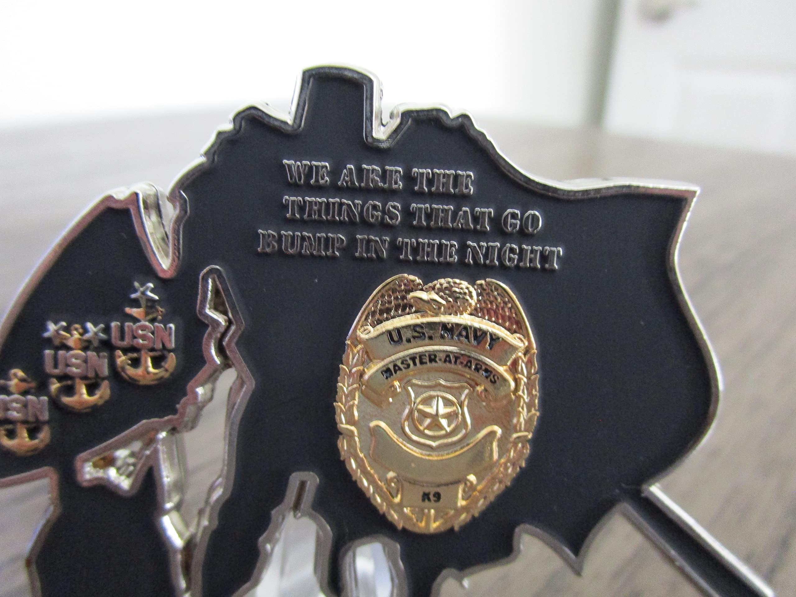 United States Navy Master at Arms k9 Canine CPO Challenge Coin