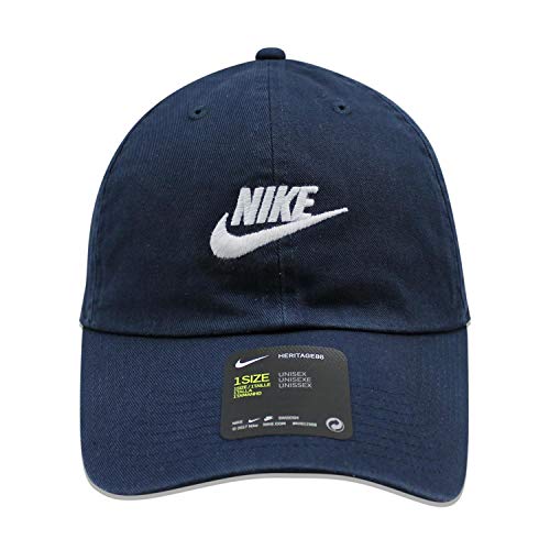 Nike Men's/Unisex Heritage 86 Hat (Obsidian Blue/White)