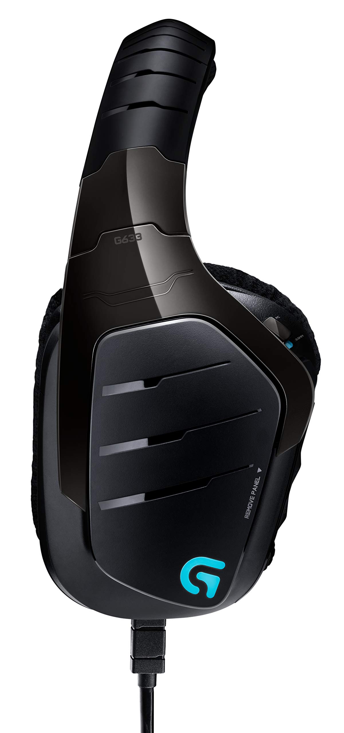 Logitech G633 Artemis Spectrum β RGB 7.1 Dolby and DTS Headphone Surround Sound Gaming Headset β PC, PS4, Xbox One, Switch, and Mobile Compatible β Exceptional Audio Performance β Black