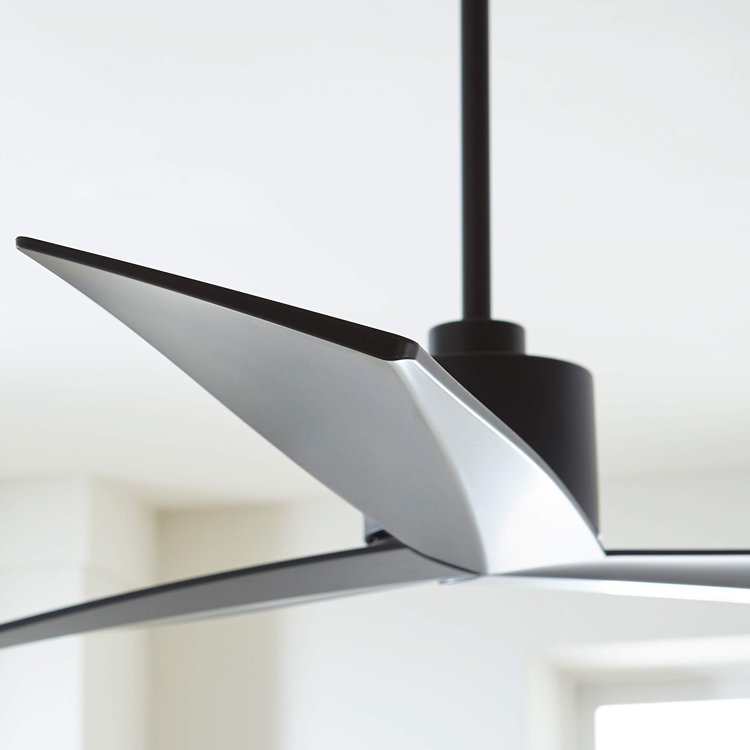 Monte Carlo 3ADR60BKBK Adler 60" Ceiling Fan with Remote Control, 3 ABS Blades, Matte Black