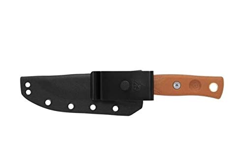 TOPS Knives Fieldcraft 3.5 Fixed Blade Knife, 3.75in, 1095 RC 56-58 Steel Blade, Tan MBROS-01
