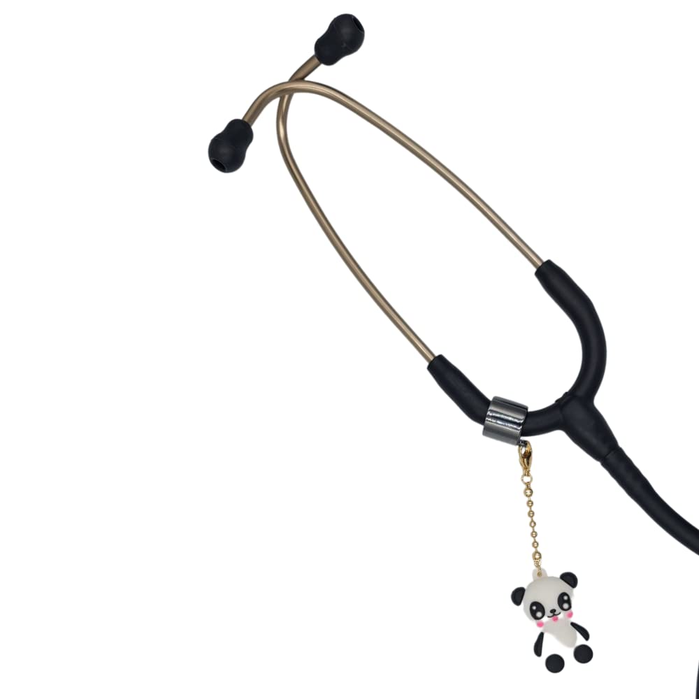 Stethoscope Charms pendant - Panda 3D - medical charms