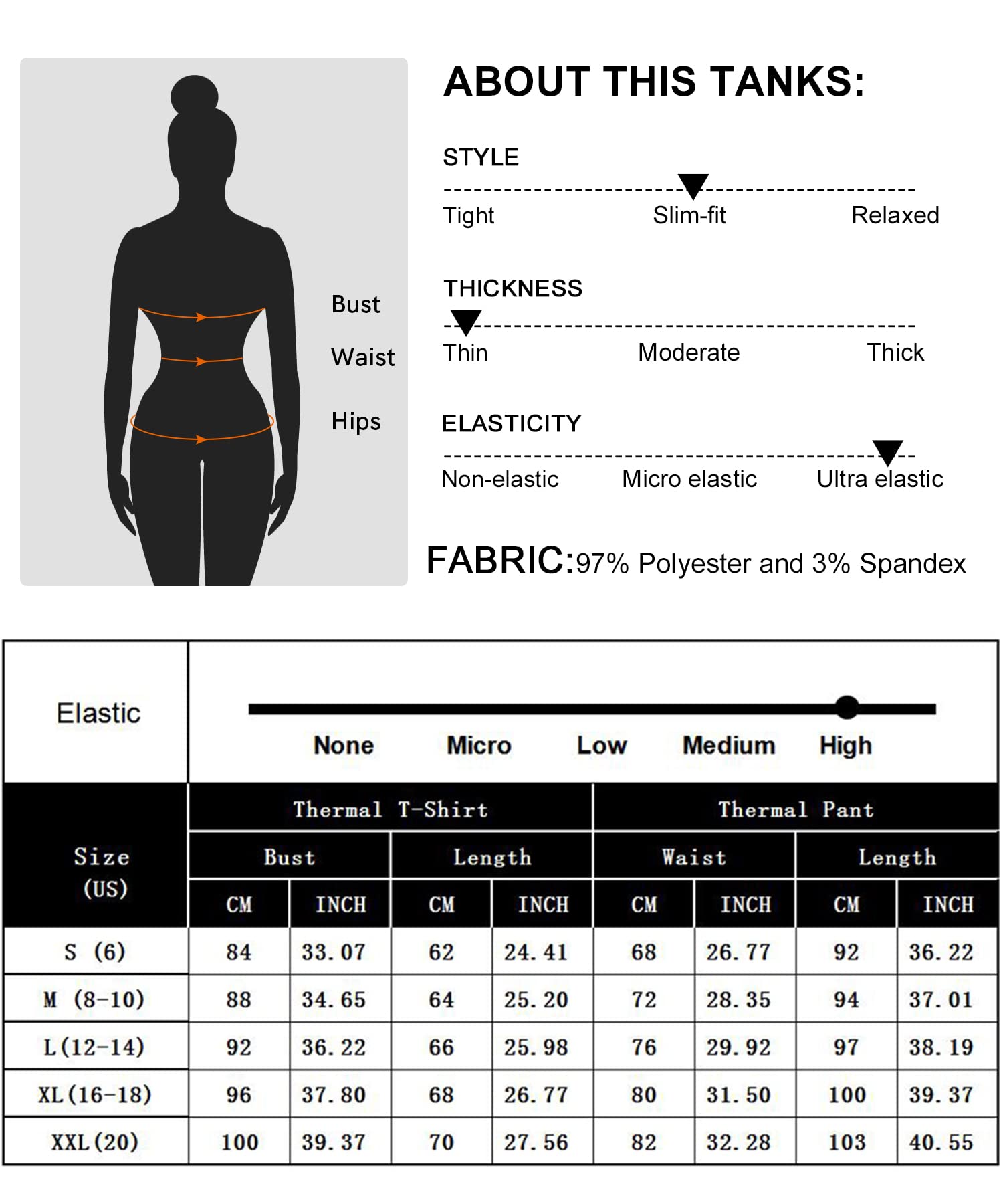 LOMON Thermal Underwear for Women Ultra Soft Smooth Knit Long Johns Set Base Layer Top & Bottom(Black L)