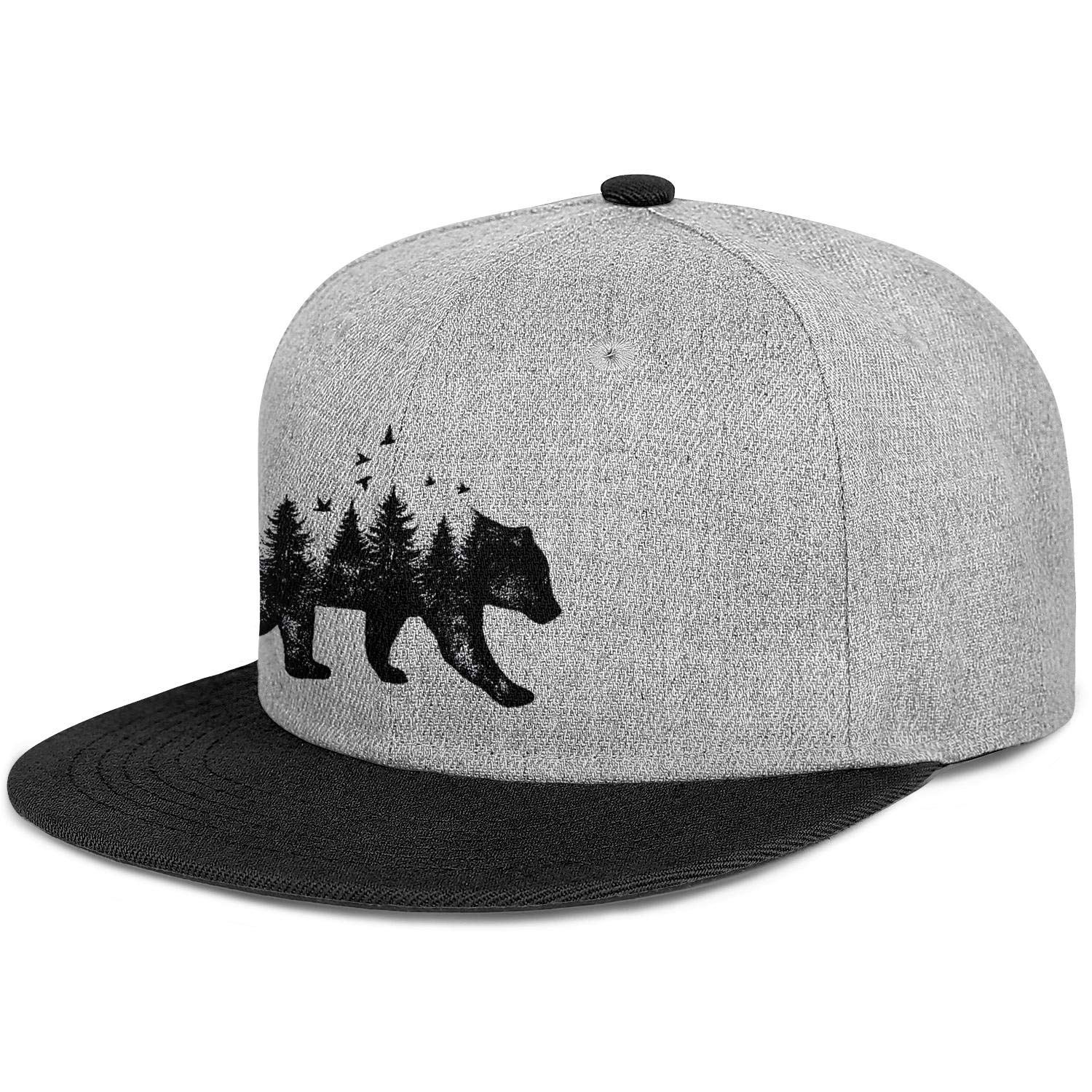 Men Women Dad Hat California Bear Tattoo Drawing Nature Idea Snapback Casual Cap