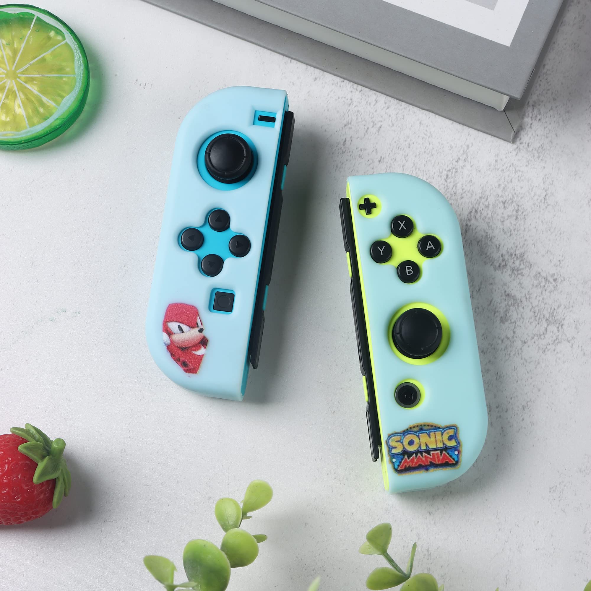 Sonic The Hedgehog Protective Case for Switch, Sonic Soft TPU Case Cover for Handheld Video Game Controller for Nintendo Switch