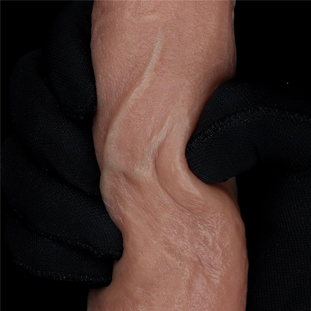 Large Strap on Dildo Dual Density Silicone Anal Dildo Realistic Huge Suction Cup Dildo Big Horse Dildo (12 inches) Flesh