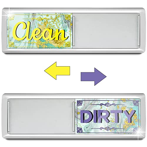 Sukh Dirty Clean Dishwasher Magnet,Dishwasher-Magnet Clean Dirty Sign Magnet for Dishwasher Dish Bin That Says Clean or Dirty Dish Washer Refrigerator for Kitchen Organization and Storage Necessities