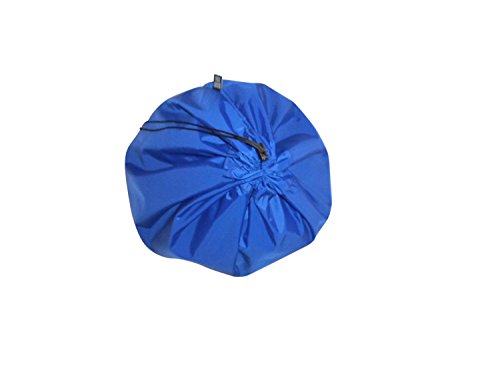 Large Stuff Sack,Sleeping Bag Cover,Nylon Drawstring Bag for Camping or Laundry. (Blue)