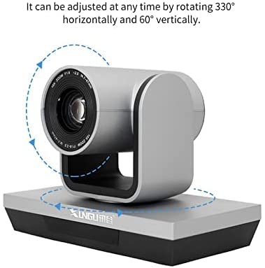 XUNGU HD Video and Audio Conferencing System, All-in-one 10X Optical Zoom USB PTZ Conference Room Camera Video and Audio conferencing for Big Meeting Rooms