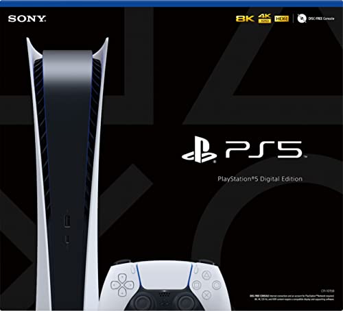 Sony Playstation 5 Digital Edition PS5 Console. (.Disc Free`)