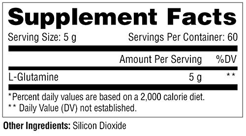 Metabolic Nutrition Glutamine, 300 Grams, Powder