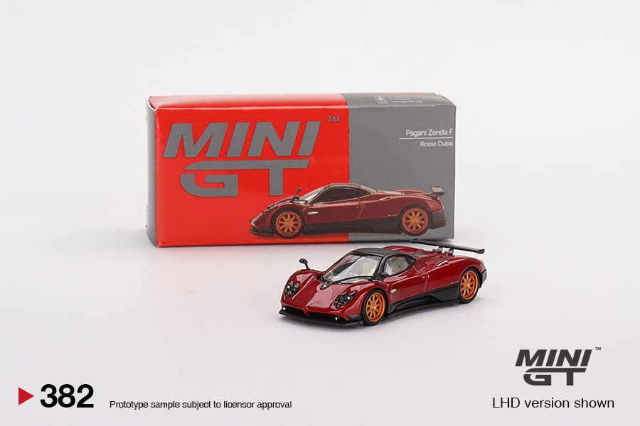 Pagani Zonda F Rosso Dubai 1/64 Diecast Model Car by True Scale Miniatures MGT00382
