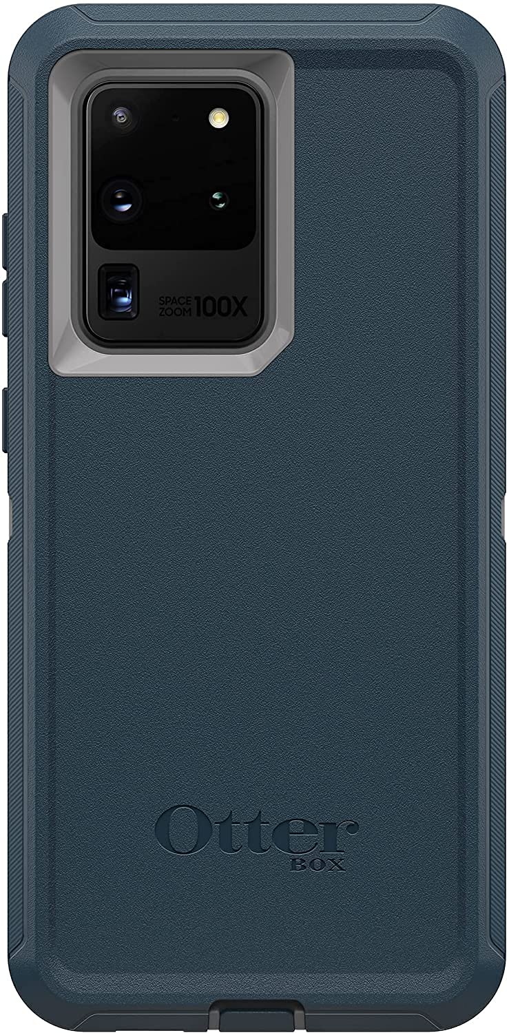 OtterBox Defender Series Screenless Case for Samsung Galaxy S20 Ultra & S20 Ultra 5G (ONLY) Case Only - Non-Retail Packaging - Gone Fishin