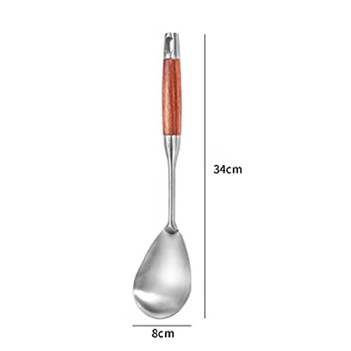 MABSSI Kitchen Spatula Utensils Stainless Steel 304 Tableware Spoon Ladle Turner Rice Colander Kitchenware Shovel Cooking Tools Set