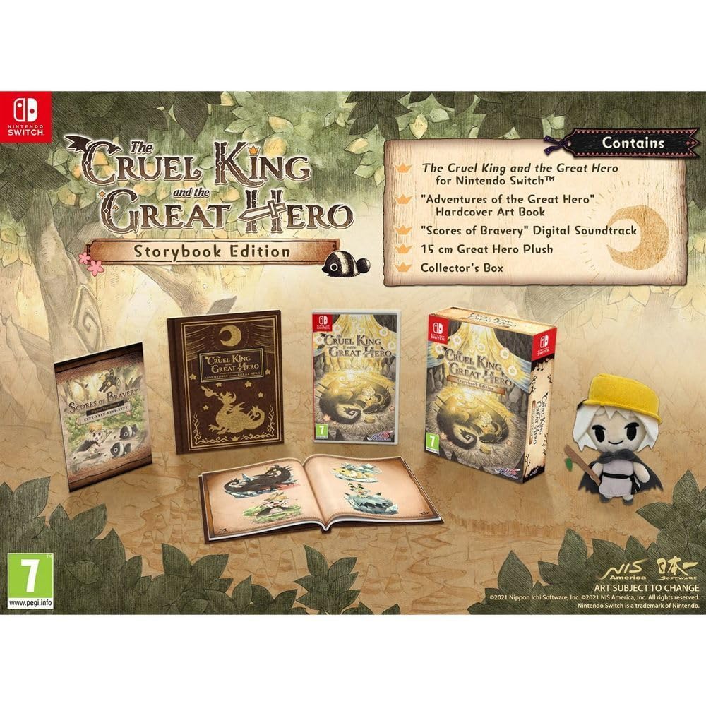 NIS America The Cruel King and The Great Hero Storybook Edition (Nintendo Switch), Black (106445)