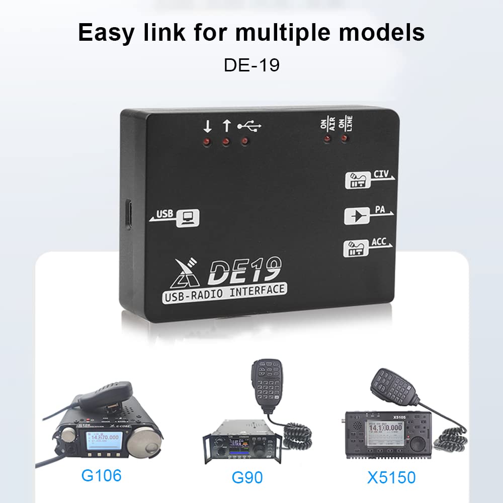 Xiegu DE-19 External Expansion Adapter for XIEGU G90 G90S G106 G106C XPA125B