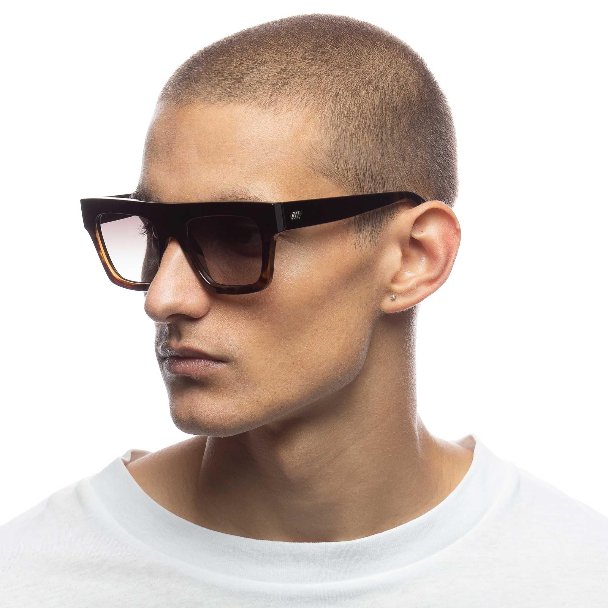 Le Specs Women's Sub Dimension Sunglasses, Black Tortoise/Khaki, One Size