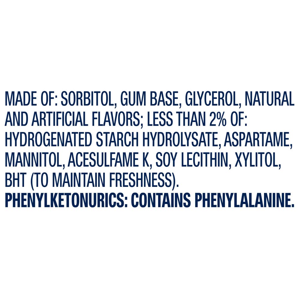 ORBIT Peppermint Sugarfree Gum, 14 Count Pack of 3