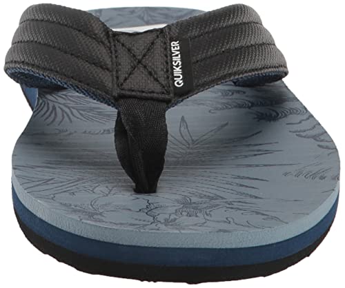 Quiksilver Men's Carver Print Sandal, Blue 2, 7