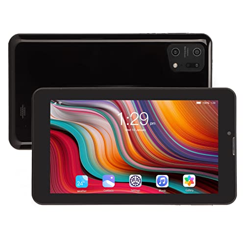 MAVIS LAVEN 7 Inch Tablet, 2.4G 5G Dual Band WiFi Octa Core HD Tablet Black for Playing Games for Android 10.0 (US Plug)