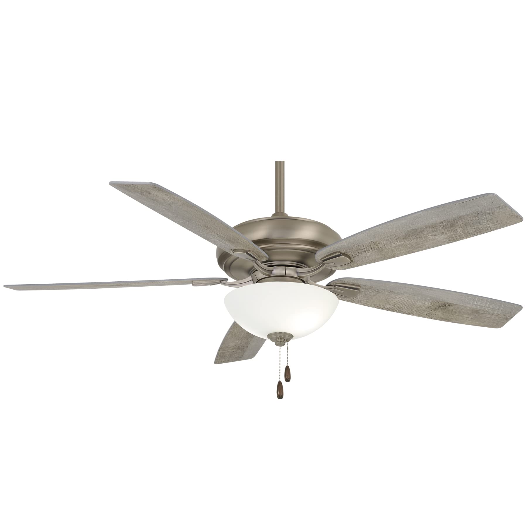 MINKA-AIRE F552L-BNK Watt 60 Inch LED Energy Star Rated Ceiling Fan with DC Motor and 4 Speed Pull Chain in Burnished Nickel Finish