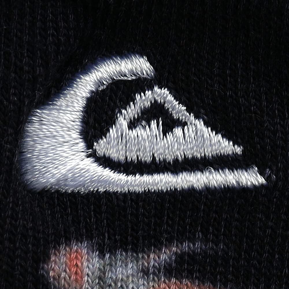 Quiksilver mens Half Cushion Crew Socks, Navy Ombre (2 Pack), One Size US