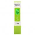 Zerodis Horticulture Garden Entertainment, Tds Ec Seawater Tester Multifunction Water Quality Tester with Backlight C-100 5 in 1 Salinity