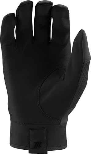 Marucci 2020 Youth Quest Baseball Batting Gloves, Black, Youth Small
