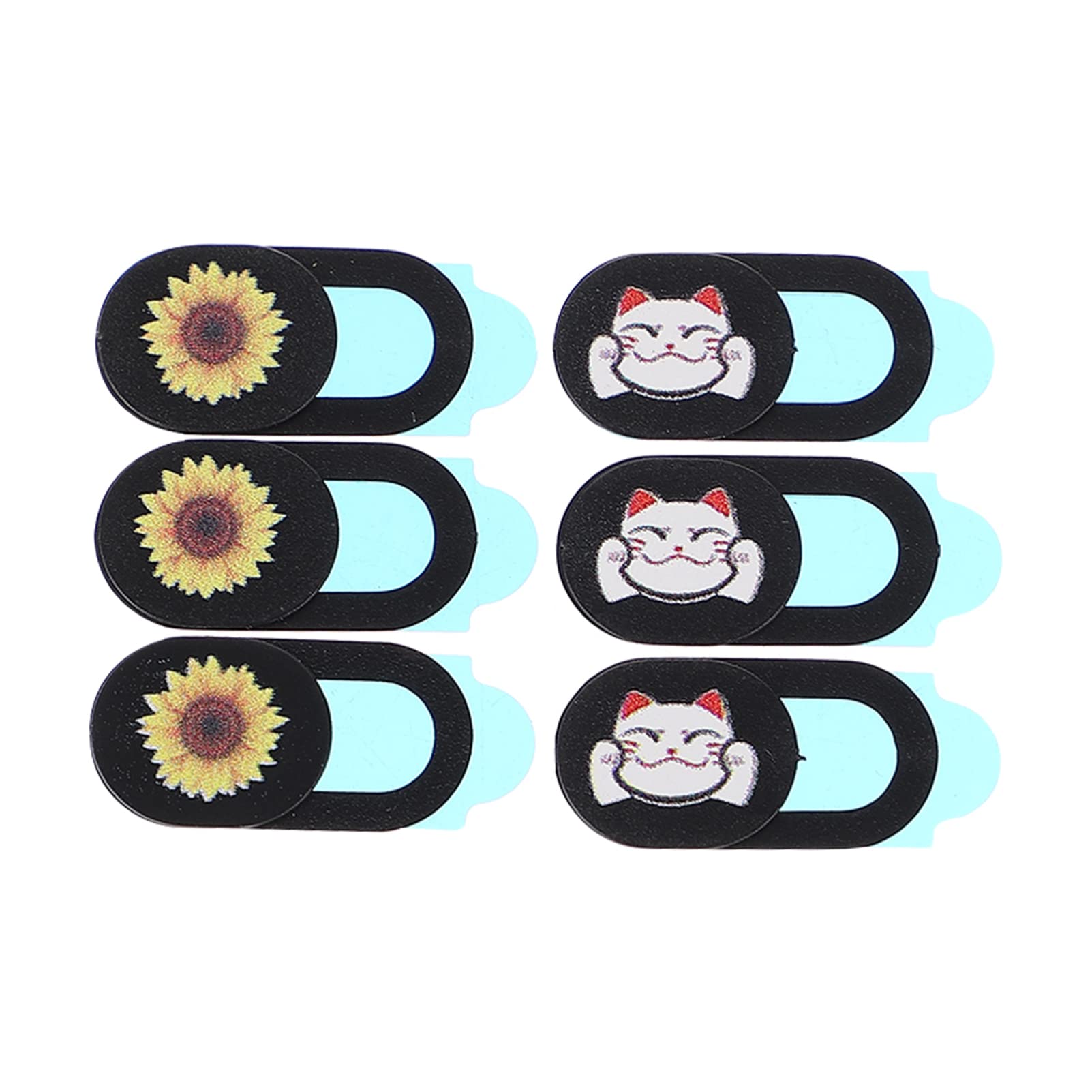 SOLUSTRE Computer Camera Computer Camera Computer Camera 6pcs Ultra- Thin Adhesive Webcam Cover Laptop Camera Cover Slide for Laptop Phone Computers Laptops Computers Laptops Pc Camera